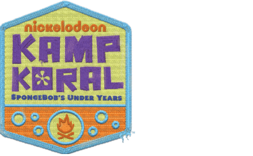 SpongeBob SquarePants Kamp Koral Character Badge Stickers Pack of 3 ...